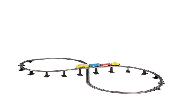 E-Z TRACK® Over-Under Figure 8 Track Pack (HO Scale Steel Alloy) [44475 ...