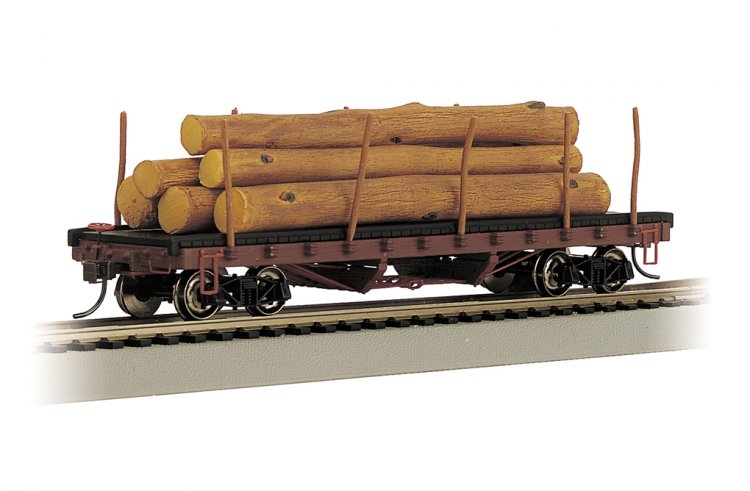 ACF 40' Log Car - 1906-1935 Version : Bachmann Trains Online Store