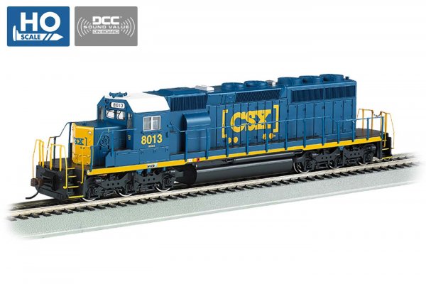 EMD SD40-2 - CSX® YN3 (HTM™) #8013 [67202] - $285.00 : Bachmann Trains Online Store